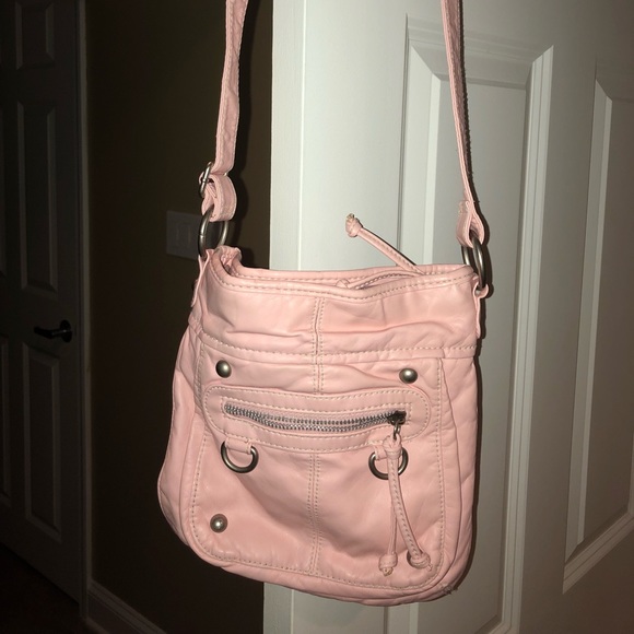 Bags | Pretty Pink Crossbody Bag | Poshmark